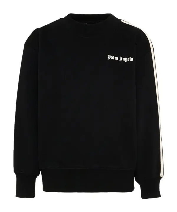 Palm Angels Side-stripe Sweatshirt - Black