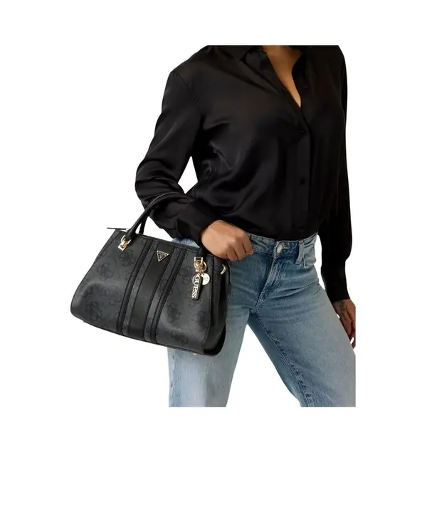 Guess Noelle Patterned Charm Shoulder Bag