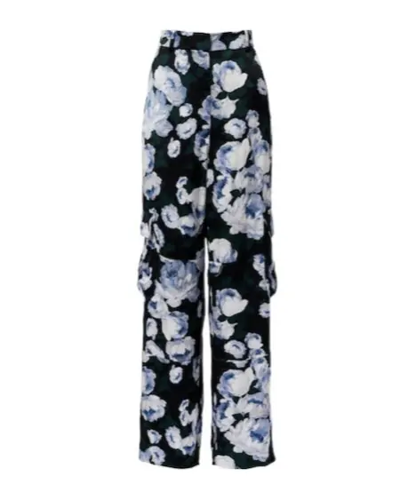 Stella McCartney Printed Satin Pajama Pants