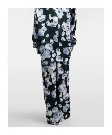Stella McCartney Printed Satin Pajama Pants