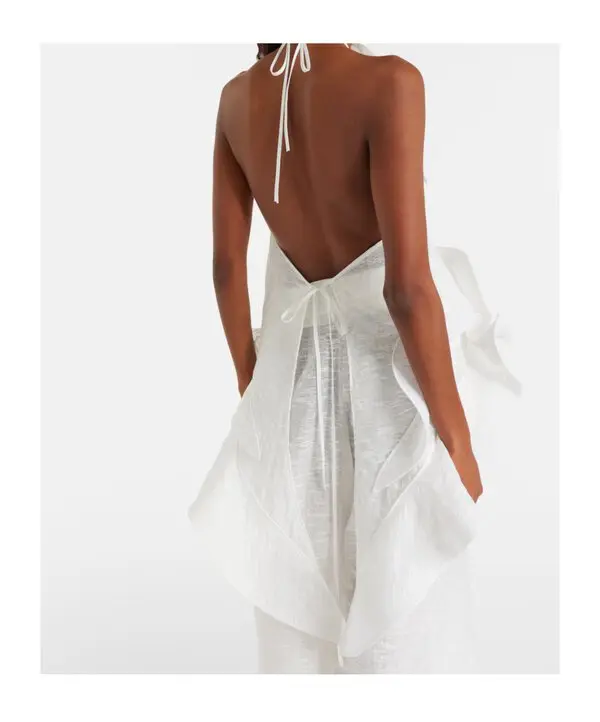 Maticevski Toile Wave Ruffled Top