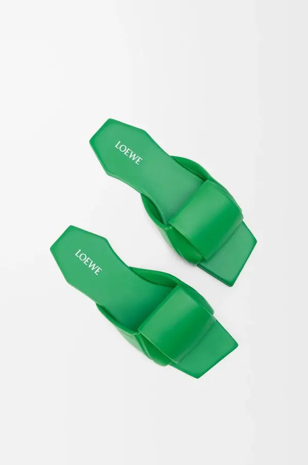 Loewe Origami Padded Square-toe Flat Sandals