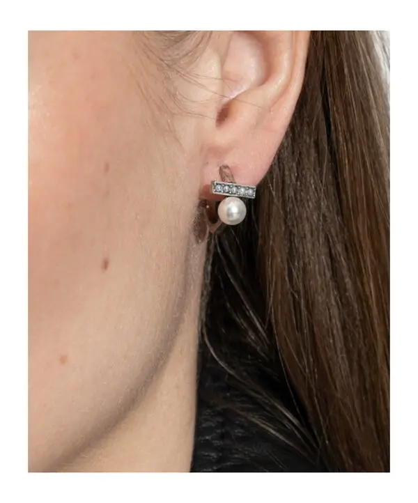 ALLSAINTS Inlaid Earrings With Pearl Detail
