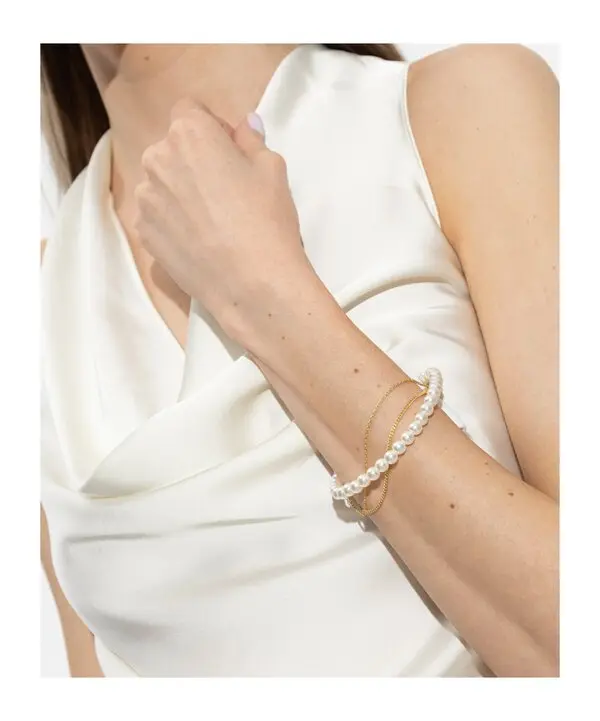 ALLSAINTS Double-layer Pearl Bracelet
