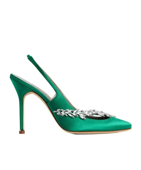 BALENCIAGA X MANOLO BLAHNIK Balenciaga Manolo Blahnik Slingback In Grass