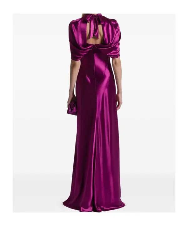 Alberta Ferretti Satin Dress