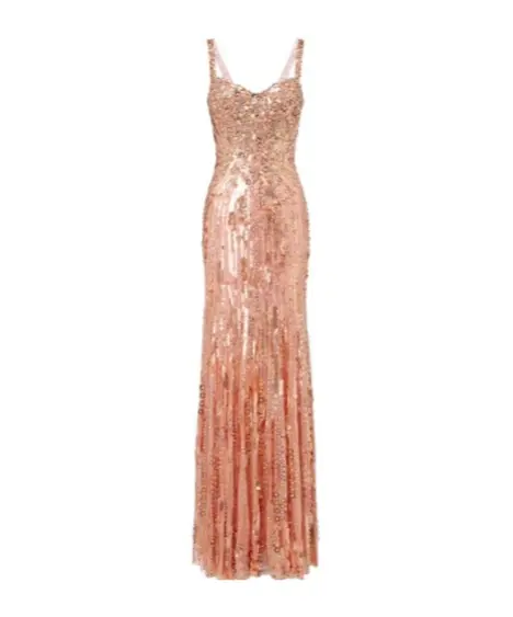 Jenny Packham Da Vinci Embellished Bustier Gown
