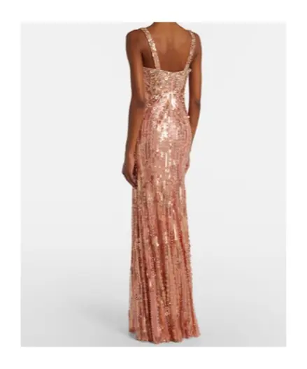 Jenny Packham Da Vinci Embellished Bustier Gown