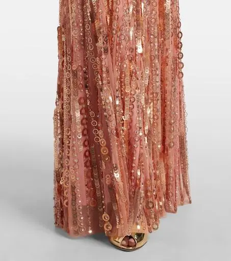 Jenny Packham Da Vinci Embellished Bustier Gown