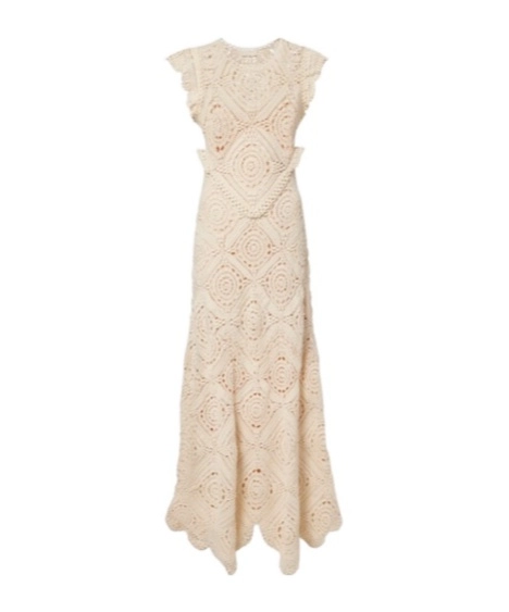 Ulla Johnson Annalisa Crochet Cotton Maxi Dress - No