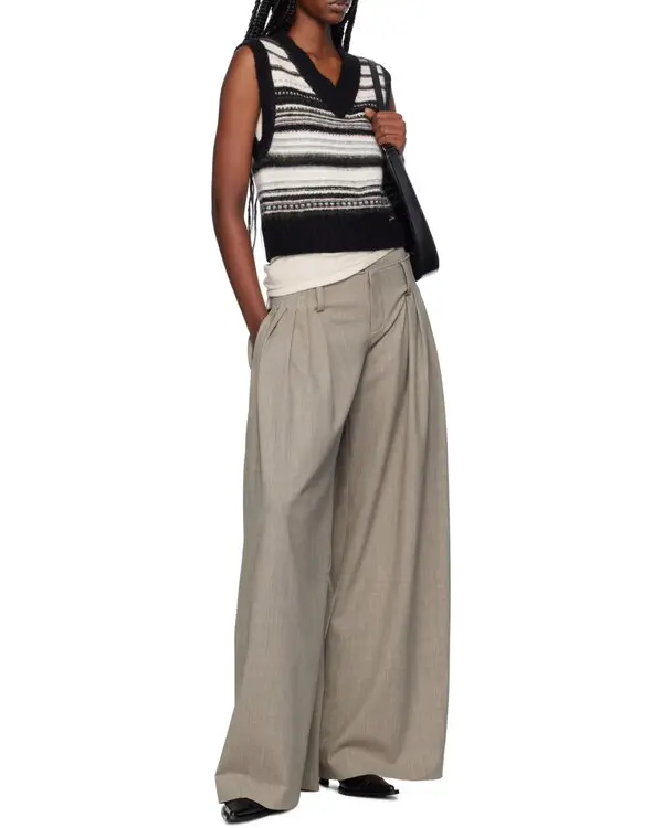 GANNI Vest With Striped Pattern