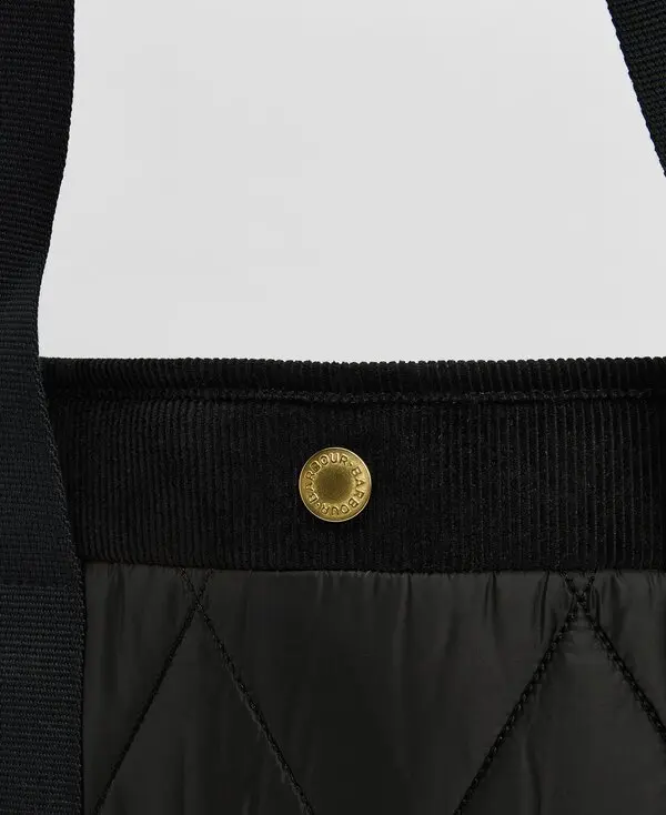 Barbour Healy Logo Embroidered Top Handle Bag