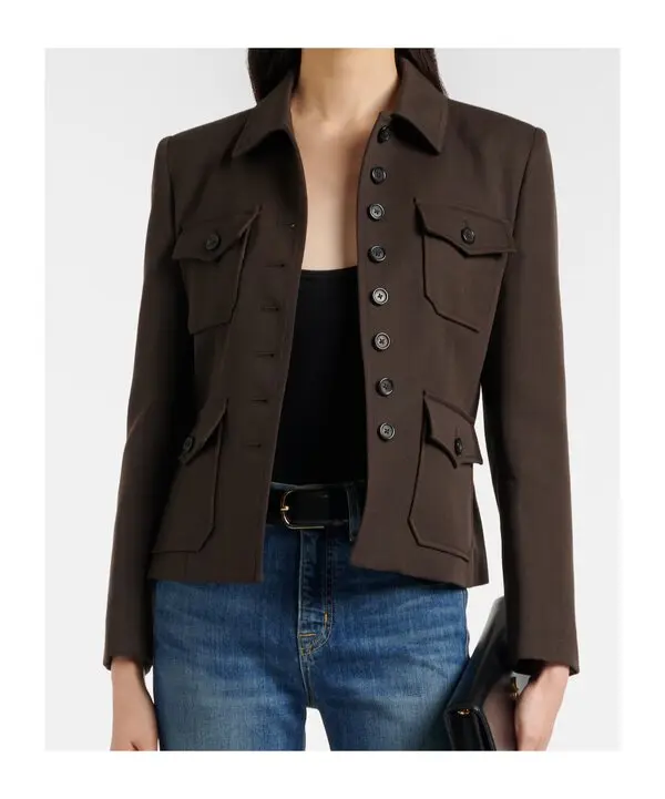 NILI LOTAN Jamison Virgin Wool Jacket