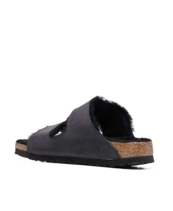 BIRKENSTOCK Fur-lined Double-strap Sandals