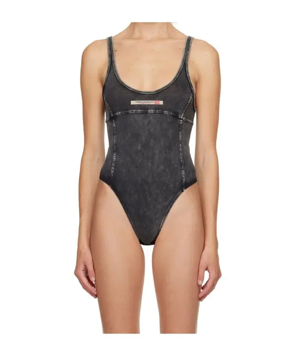 DIESEL® Phoebe-dnm Scoop Neck Bodysuit