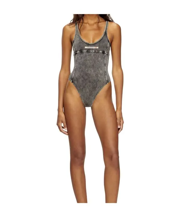 DIESEL® Phoebe-dnm Scoop Neck Bodysuit