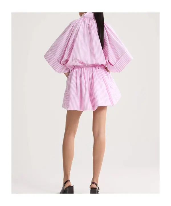 PATOU Cropped Striped Shirt