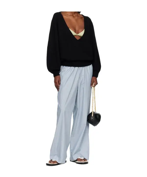 BASERANGE Claude Striped Trousers