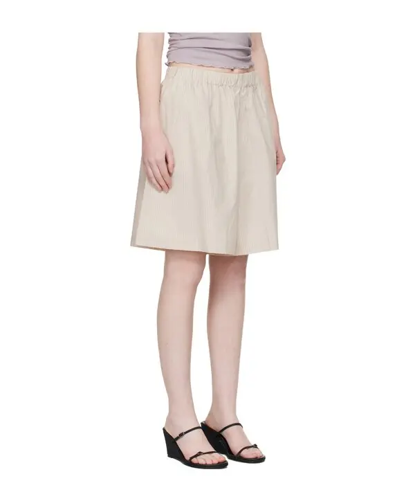 BASERANGE Claude Pinstriped Shorts