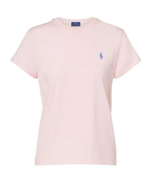 Polo Ralph Lauren Embroidered Cotton Jersey T-shirt - Pink