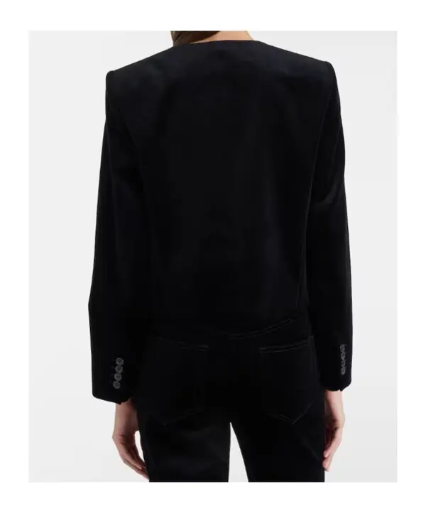 NILI LOTAN Patti Cotton Velvet Jacket