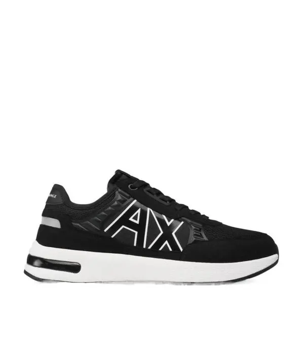 Armani Exchange Logo-print Low-top Sneakers - Black
