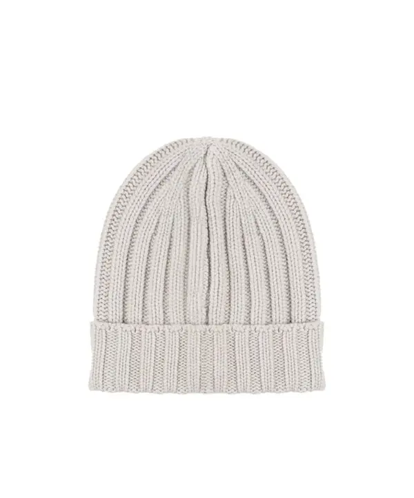 GIULIANO GALIANO Ribbed Cuff Hat - White