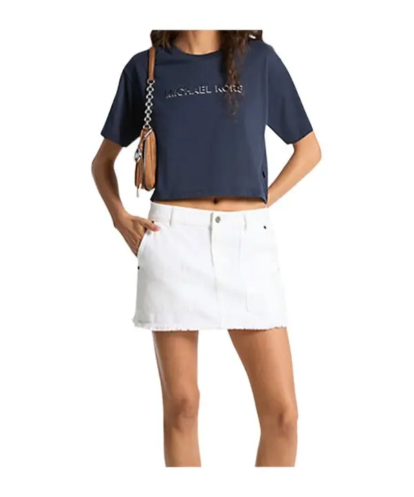 Michael Kors Logo Embossed T-shirt