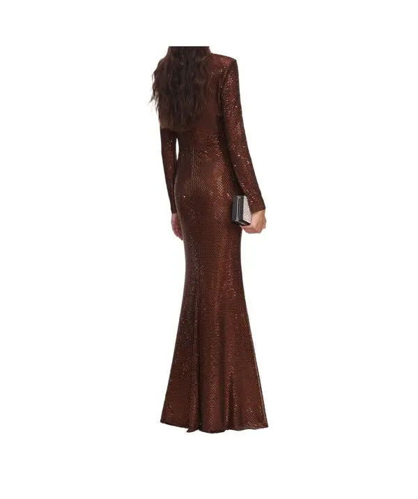 SELF-PORTRAIT Embellished Midi Dress