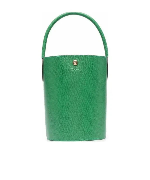 Longchamp Pure Logo Embossed Small Bucket Bag