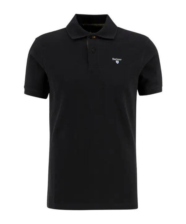 Barbour Logo Polo Shirt - Black