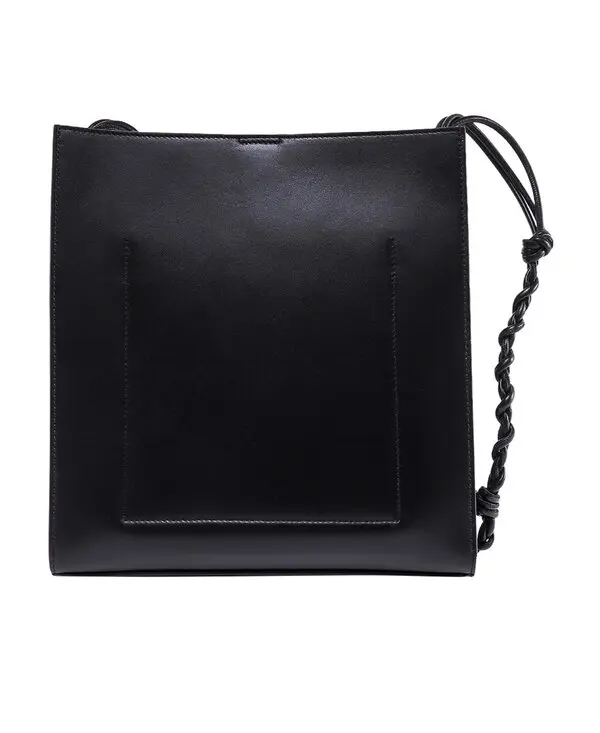 JIL SANDER Logo Embossed Braided Strapped Shoulder Bag