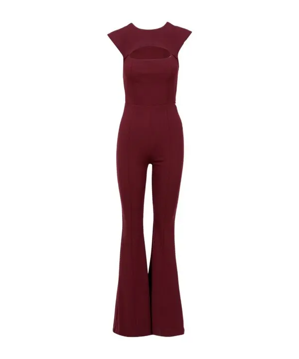 ANIYE BY Crew Neck Jumpsuit - Brown