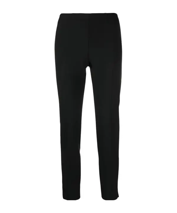 Peserico Comfort Fit Side Zip Trousers - Black