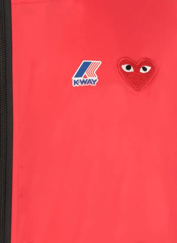 Play Comme Des Garcon Long-sleeved Hooded Jacket