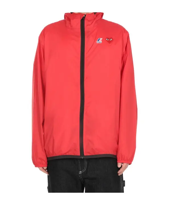 Play Comme Des Garcon Long-sleeved Hooded Jacket