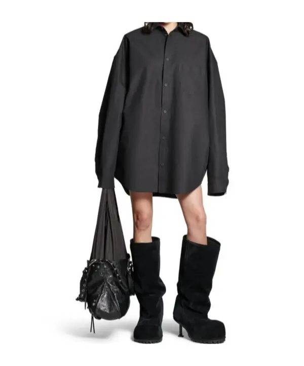 Balenciaga Outerwear Large-fit Shirt