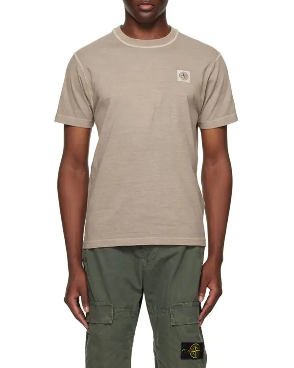 Stone Island Logo Patch Crewneck T-shirt