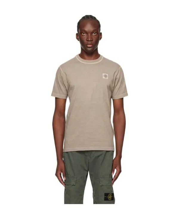 Stone Island Logo Patch Crewneck T-shirt