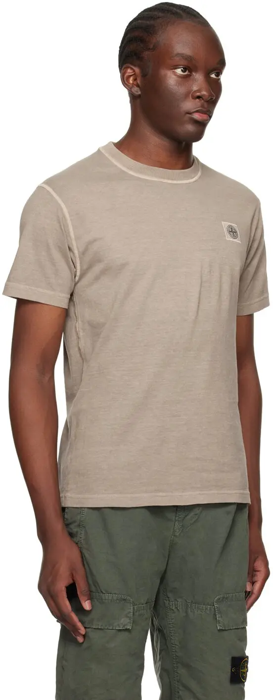 Stone Island Logo Patch Crewneck T-shirt