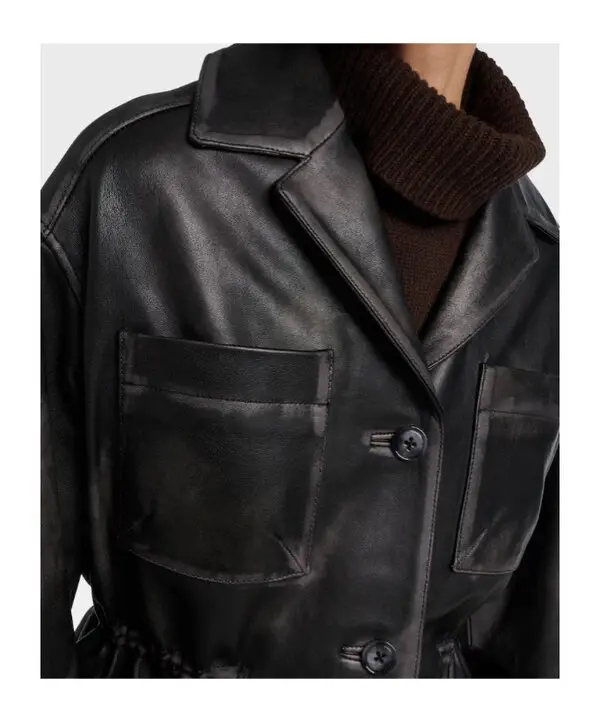 Dorothee Schumacher Sleek Statement Leather Jacket