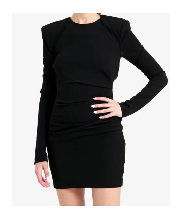 ANIYE BY Round Neck Long Sleeve Dress