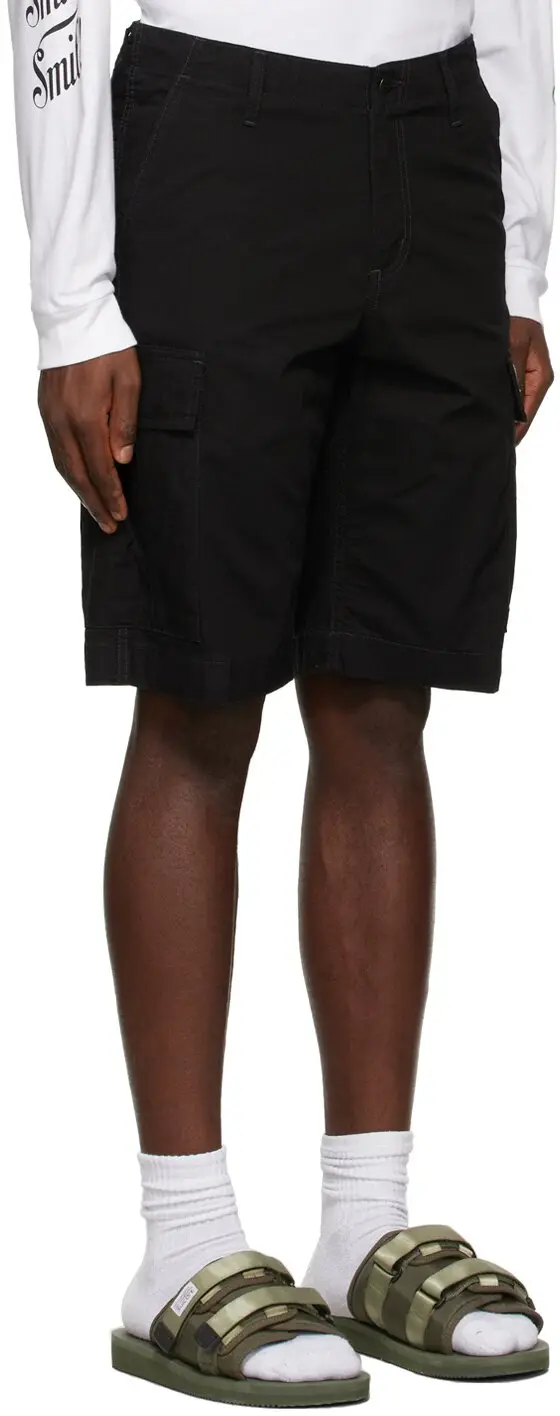 Carhartt Work In Progress Logo Patch Cargo Shorts