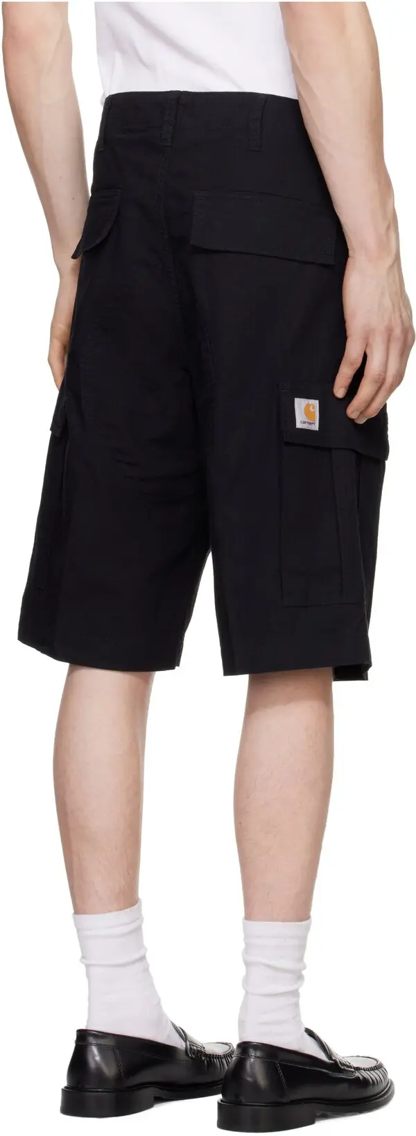 Carhartt Work In Progress Logo Patch Cargo Shorts
