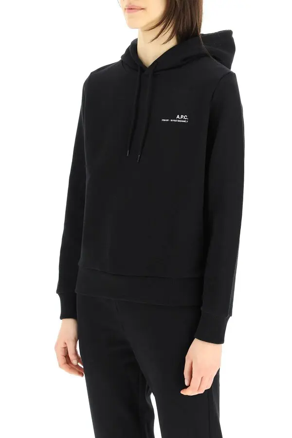 A.p.c. Logo Print Drawstring Hoodie
