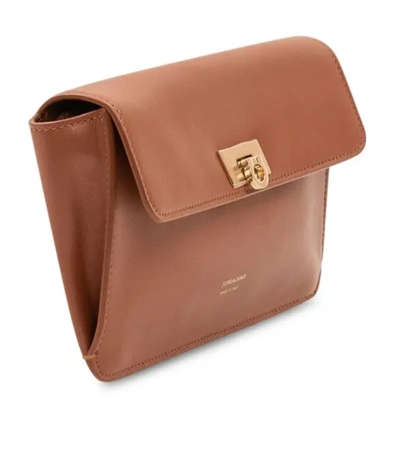 FERRAGAMO Flap Shoulder Bag With Logo