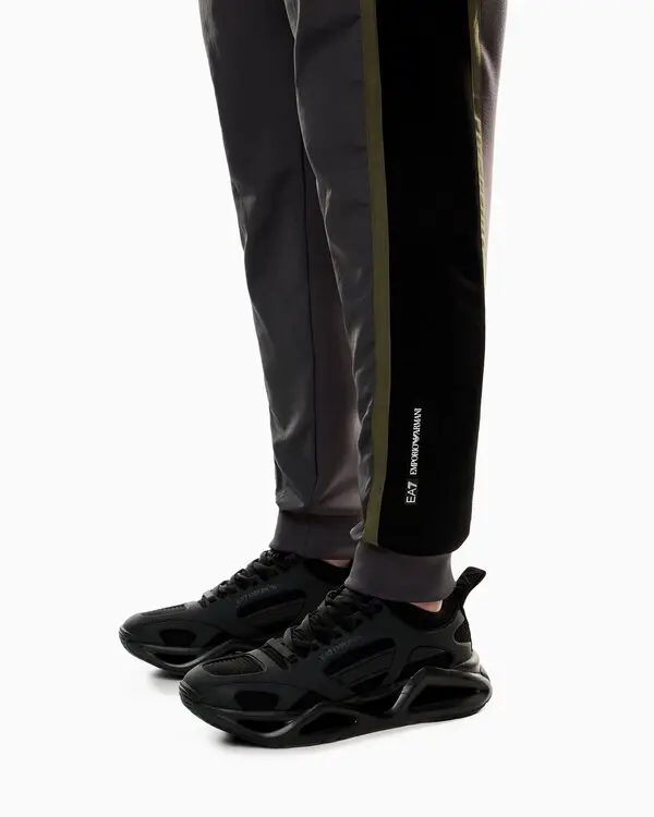 EA7 Side-stripe Track Pants