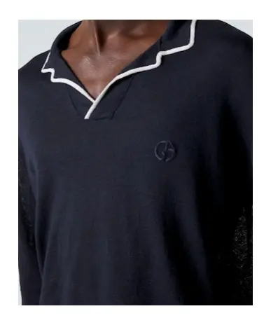 Giorgio Armani Long-sleeved Polo Shirt