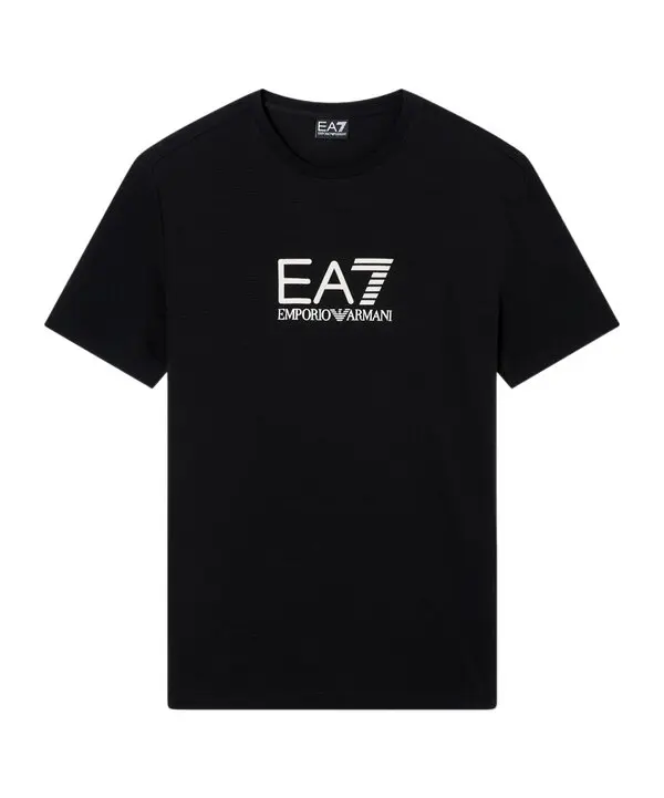EA7 Logo-print T-shirt - Black
