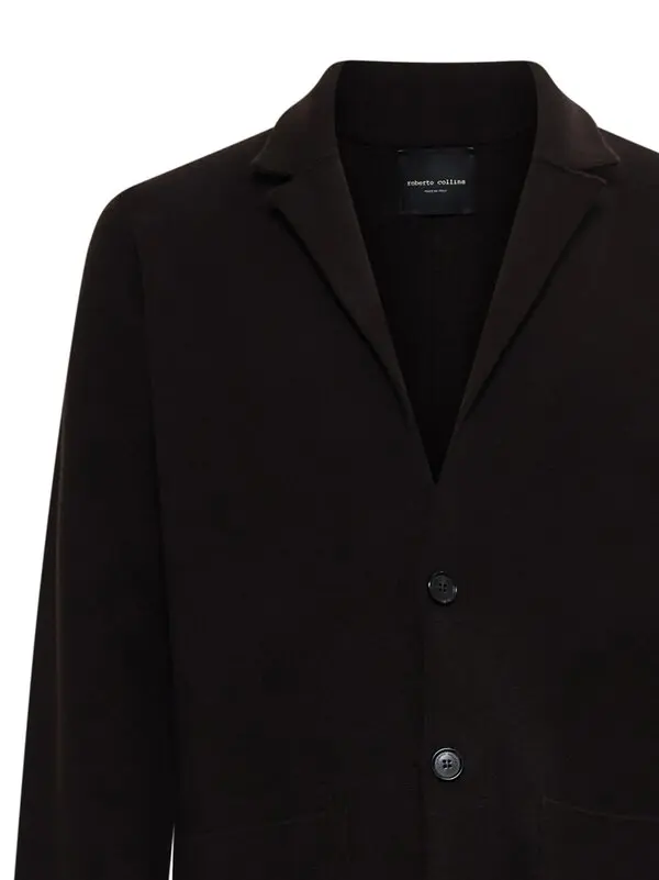 ROBERTO COLLINA Long Sleeved Knitted Blazer